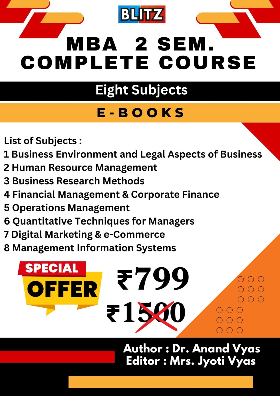 Read Books | MBA Course with - Dr. Anand Vyas